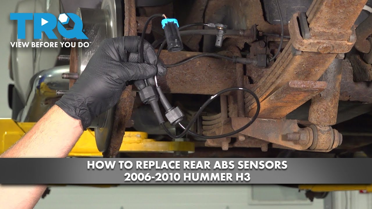 How to Replace Rear ABS Sensors 2006-2010 Hummer H3 | 1A Auto